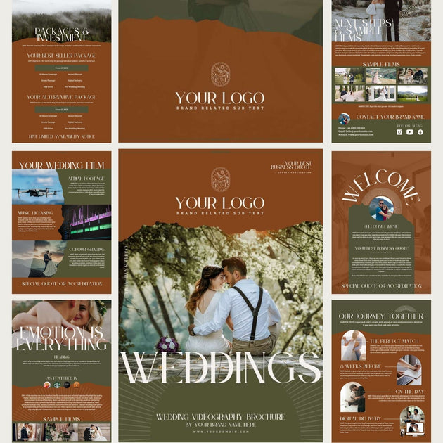 Canva Brochure Templates for Wedding Videographers – Russell Kent Nicholls